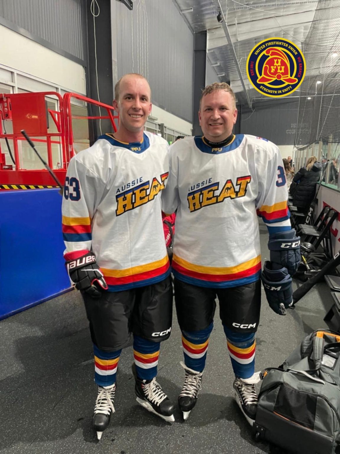 UFU Members in Aussie Classic Ice Hockey Tournament Grand Final Victory ...
